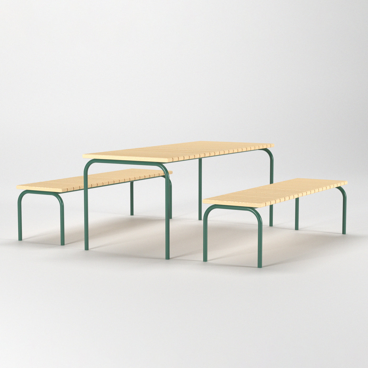 GLÄNTA Outdoor Furniture | STRÅ Table and Bench – GLÄNTA Design
